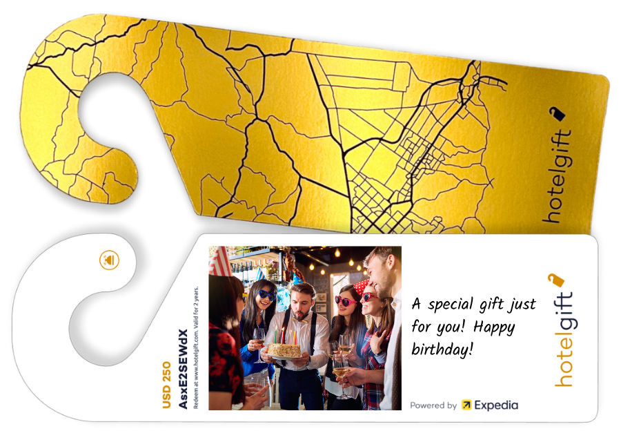 Birthday gift card for over 750,000 hotels | Hotelgift